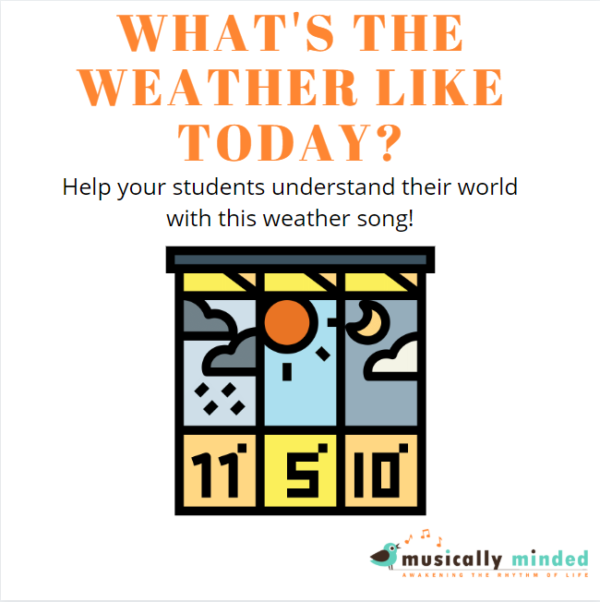 Preschool Song About Weather - Circle Time Success